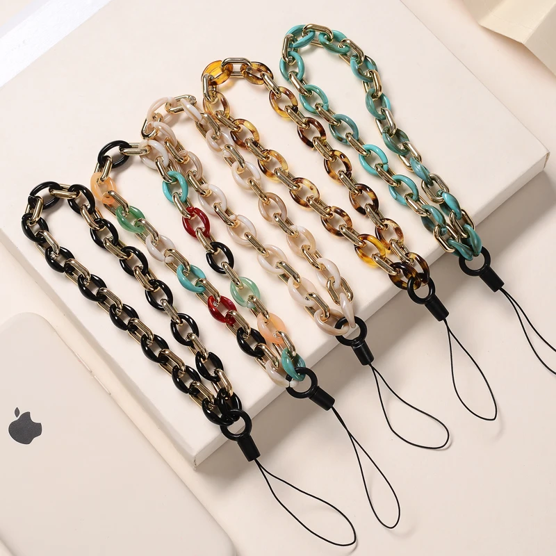Retro-Simple-Short-Phone-Chain-Jewelry-Accessories-Women-Girls ...