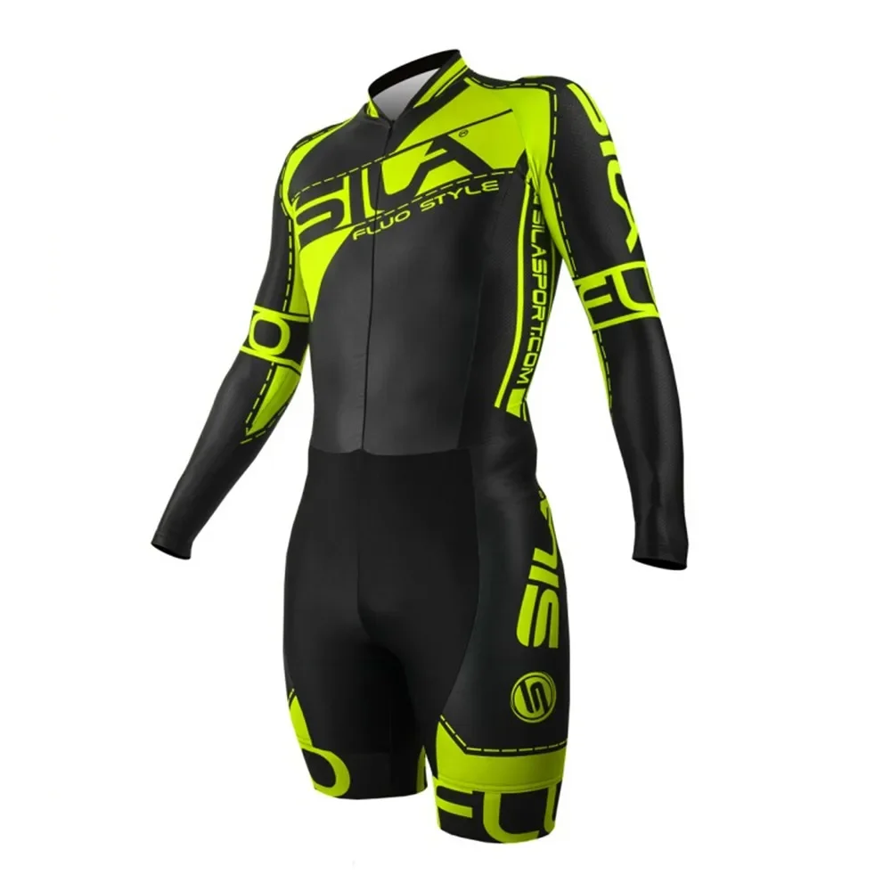 2020-Sila-Long-Sleeve-Triathlon-Skinsuit-Cycling-Mens-Suit-Bike-Jersey-Jumpsuit-Monkey-Set ...