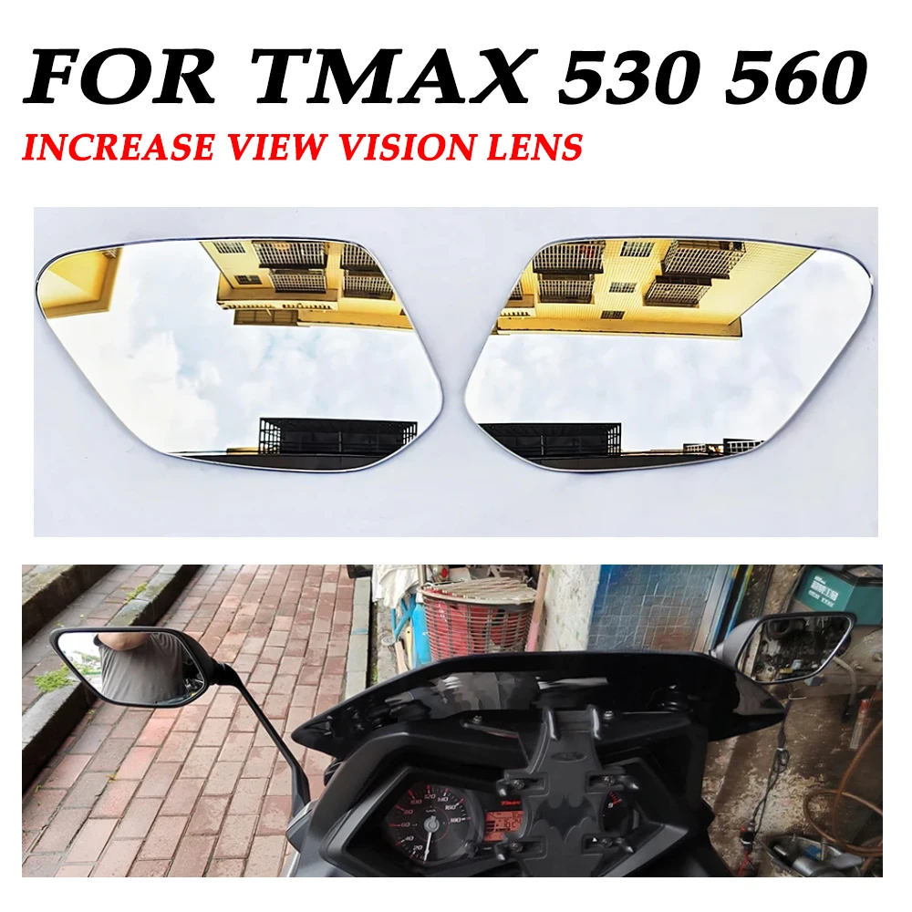 Motorcycle-Convex-Mirror-Increase-Rearview-Mirrors-Side-Mirror-View ...