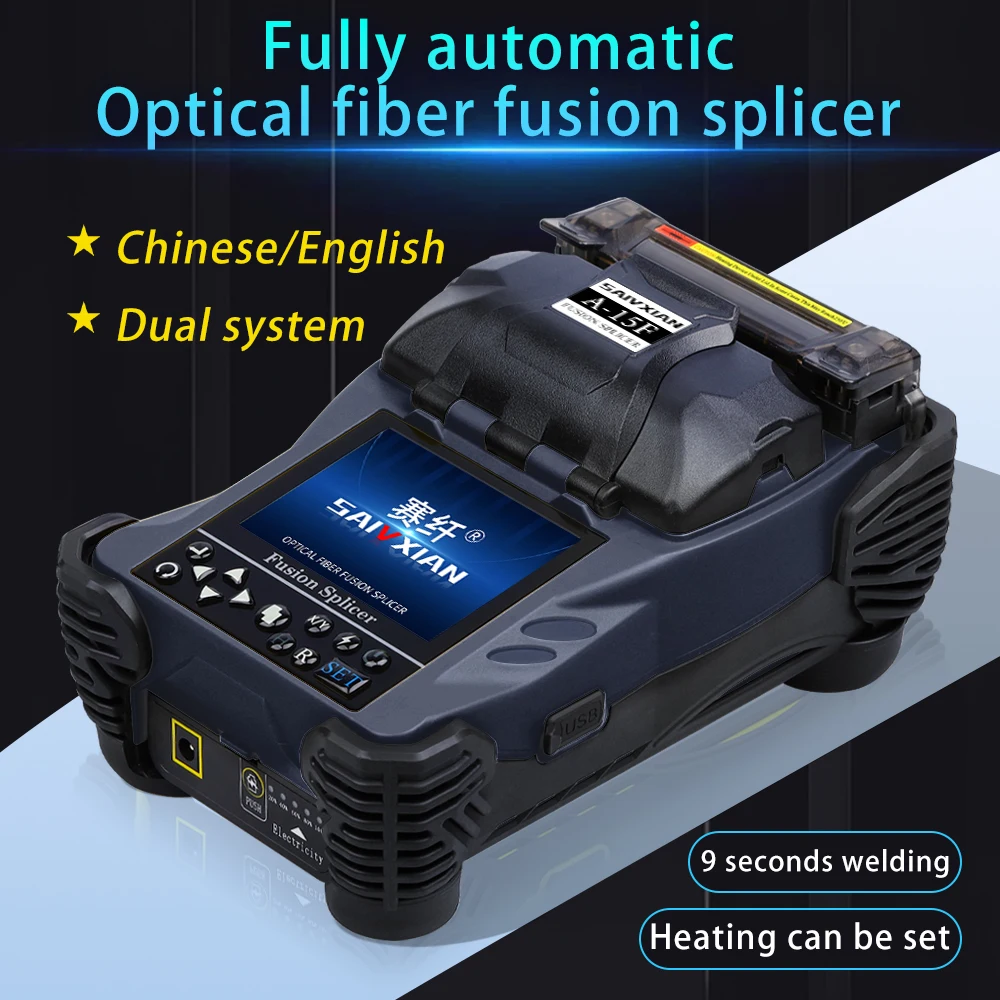 SAIXIAN A-15FA-87S Optical fiber welder Fiber Optic Fusion Splicer Full ...