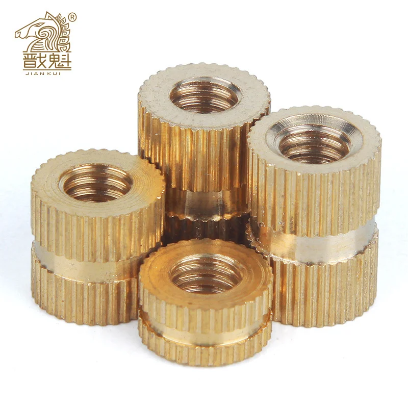 100pcs/50pcs/20pcs M.4 M1.6 M2 M2.5 M3 M4 M5 M6 M8 Brass Insert Nut Injection Molding Brass ...
