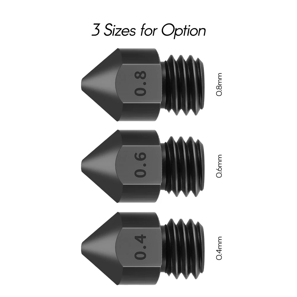 3pcs-3D-Printer-Hotend-Extruder-Hardened-Steel-Nozzles-0-4-0-6-0-8mm ...