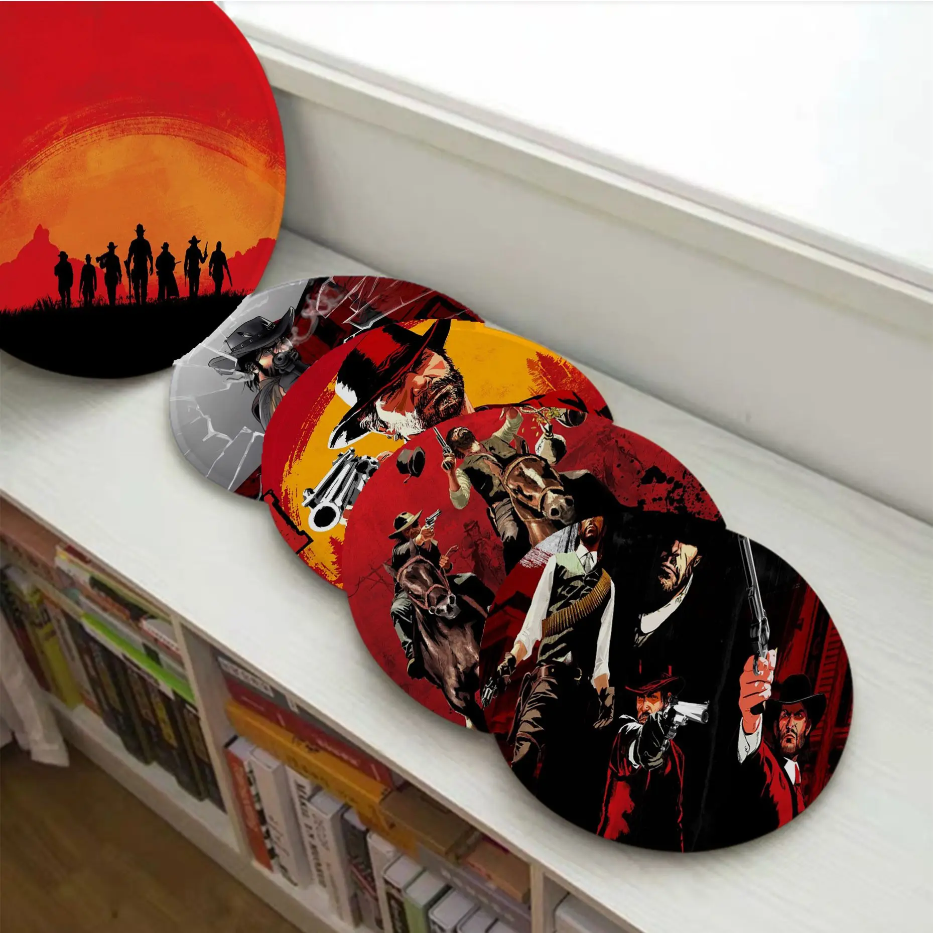 Red-Dead-Redemption-2-Cushion-Mat-European-Stool-Pad-Patio-Home-Kitchen ...