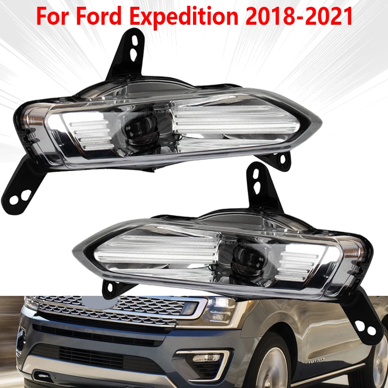 Fit-For-Ford-Expedition-2018-2019-2020-2021-Fog-Lamps-LED-Car-Headlight ...