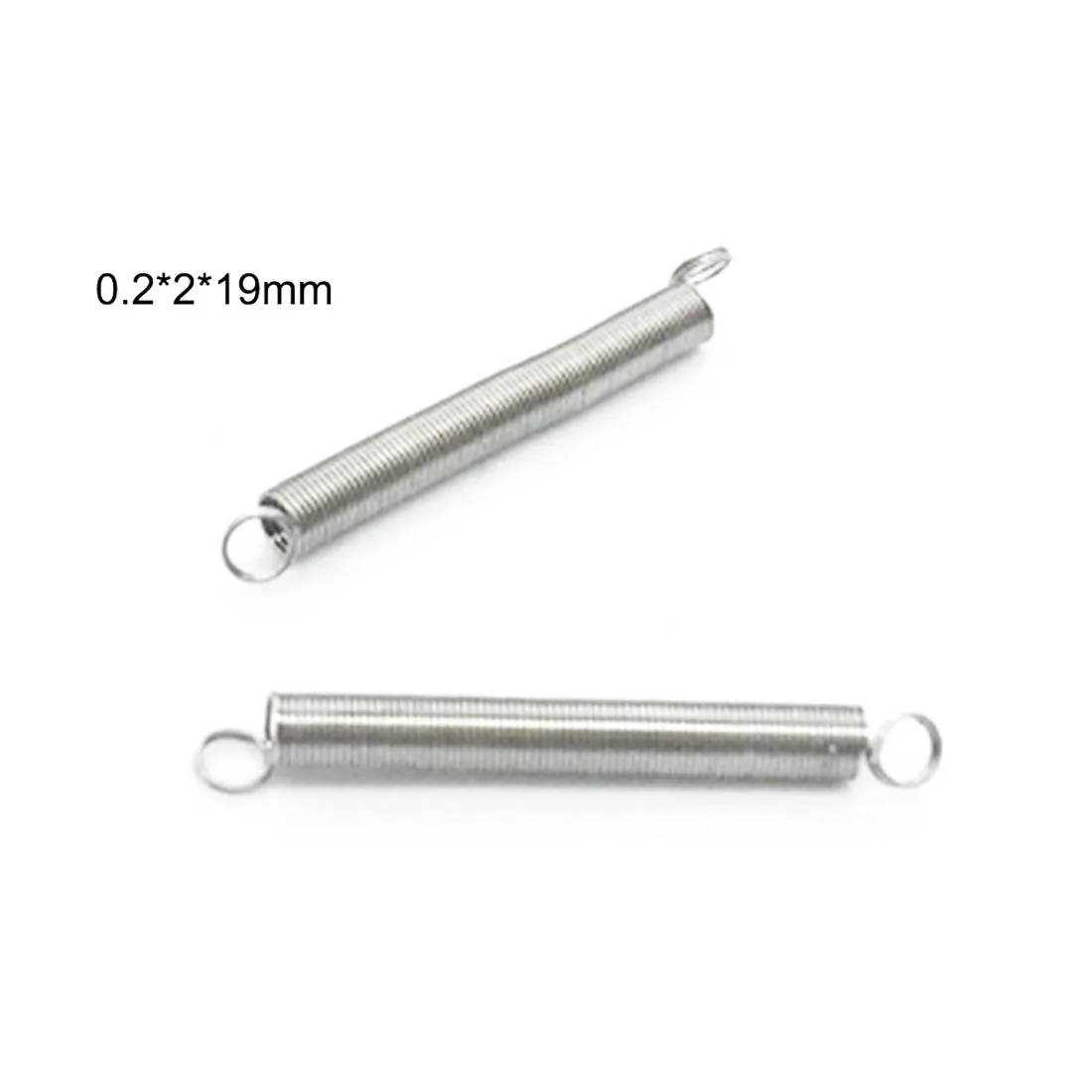 10pcs-Stainless-Steel-Tension-Spring-0-2mm-Wire-Diameter-Extension ...