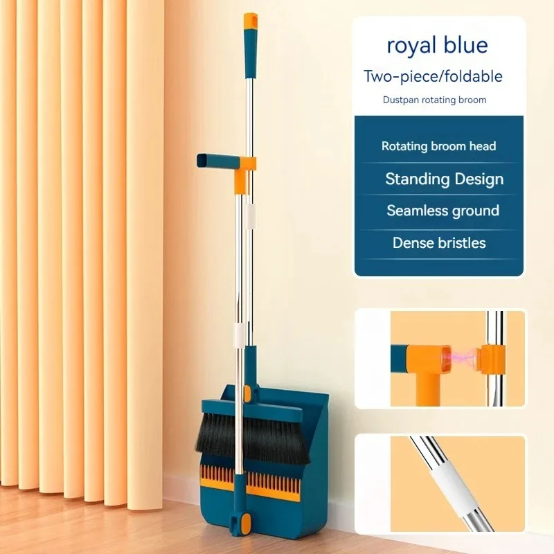 New-Style-Broom-Folding-Dustpan-Set-Household-Broom-Wiper-Hair-Sweeper ...
