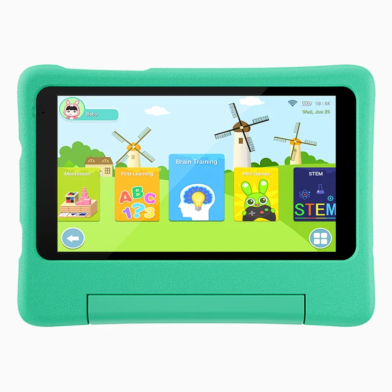 New-KidsPad-7inch-IWAWA-Kids-App-EVA-Edible-Grade-Protective-Case-Quad ...