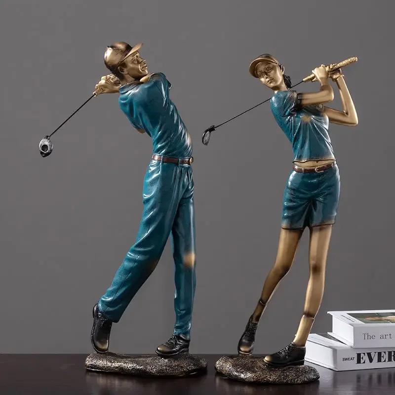 Modern-Golf-Sports-Character-Resin-Decoration-Bookshelf-Cabinet ...