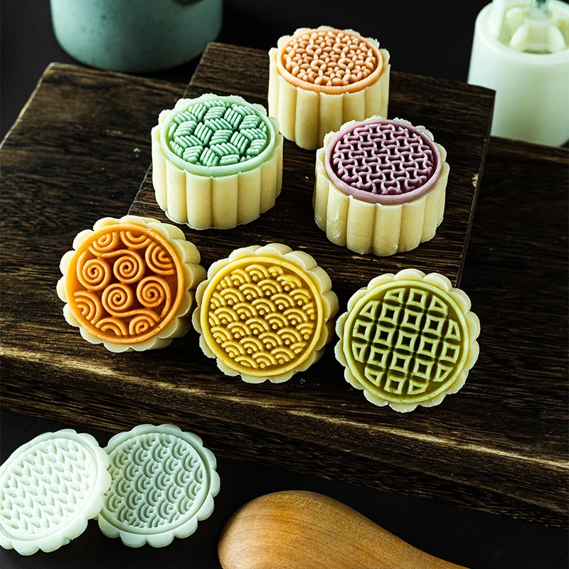 Japanese-style gentle breeze moon cake mold mung bean cake model ...