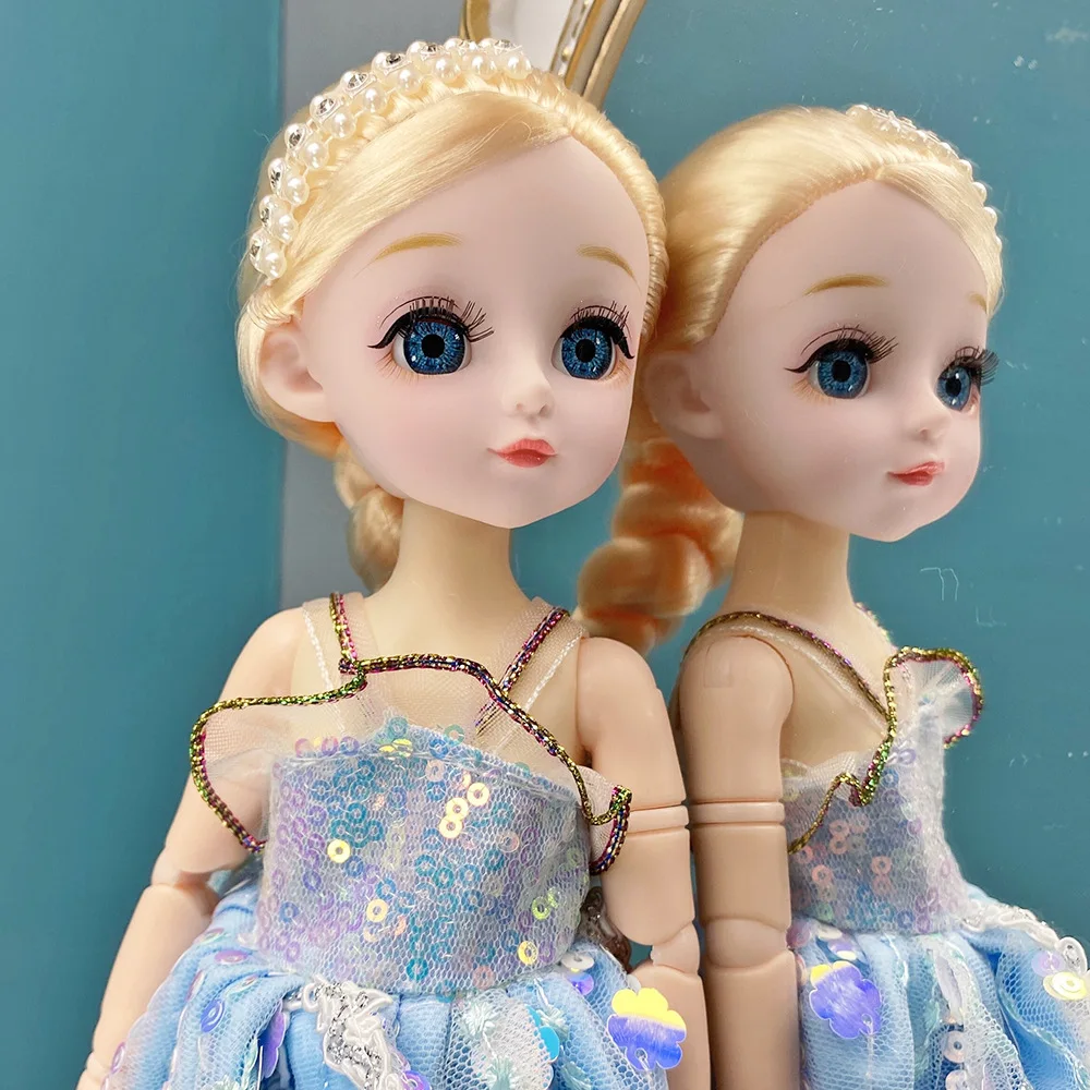 Braid Princess 17cm/30cm Doll Movable Joint Fashion Doll Toy Kids Girls ...