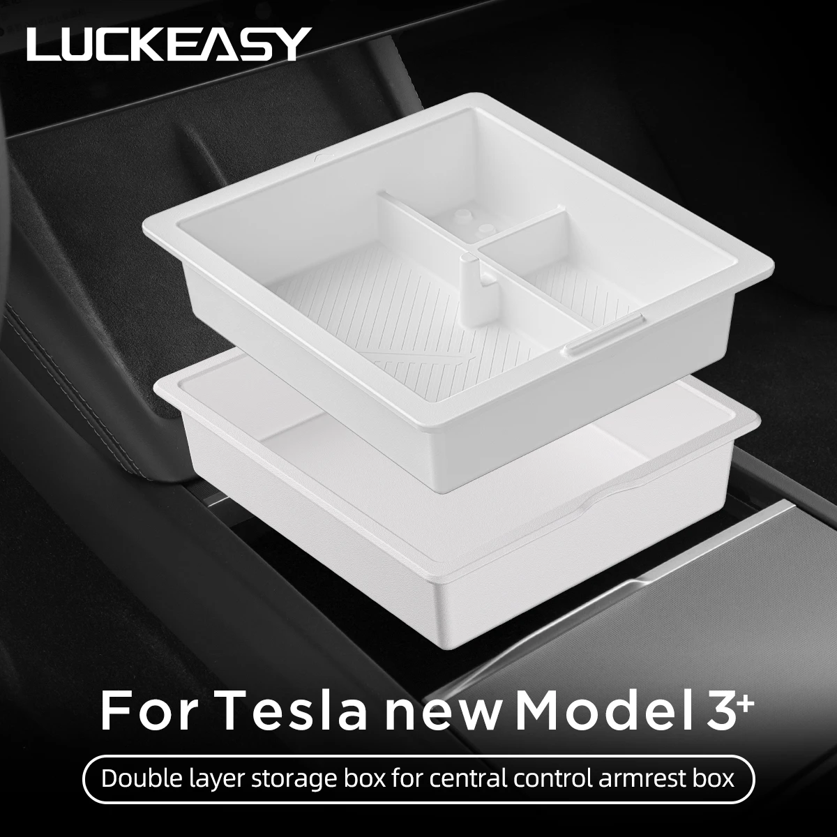 Central-Control-Storage-Box-For-Tesla-Model-3-Highland-2023-2024-Car ...