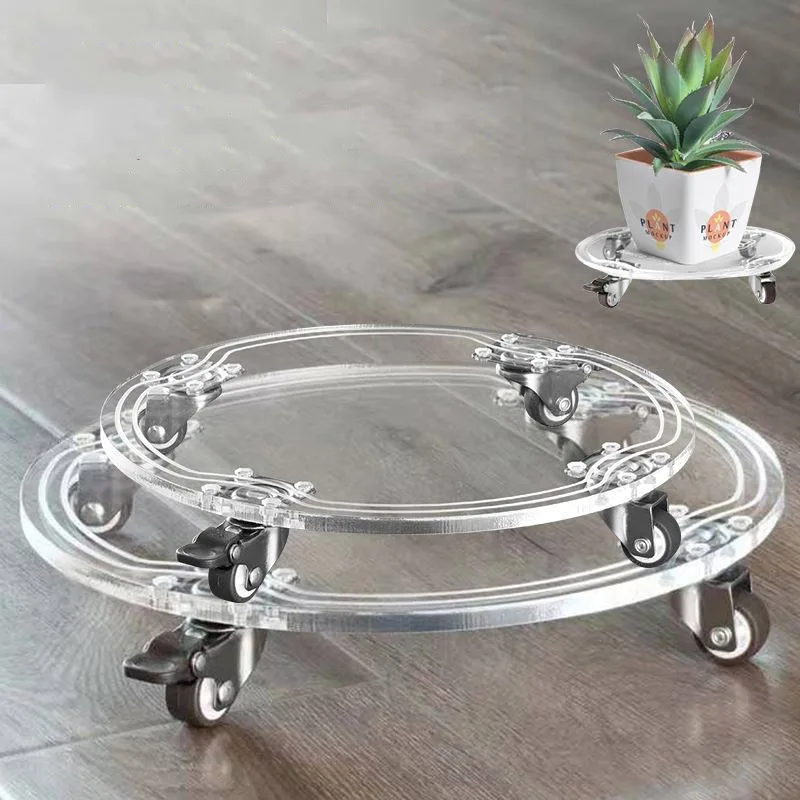 Plateau-Mobile-en-PMMA-pour-Pot-de-plantes-caddie-plantes-plateau-pots ...