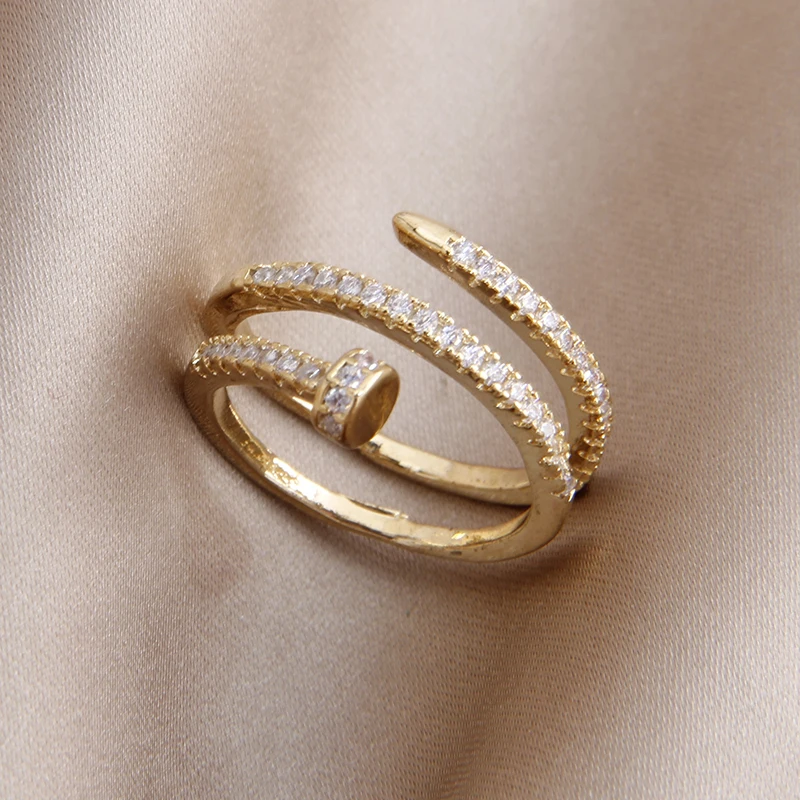 2023-New-Arrival-Zircon-Multilayer-Adjustable-Rings-For-Women-Delicate ...