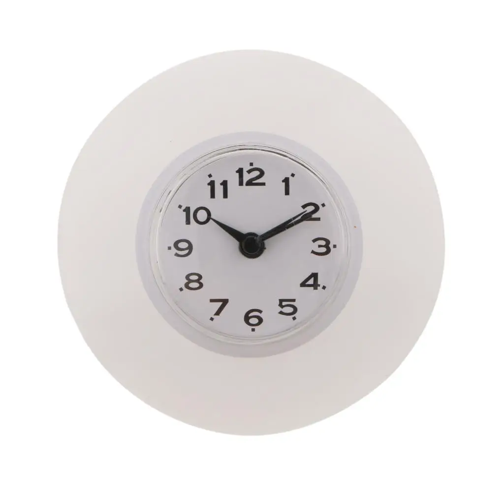 Mini Water Resistant Bath Clock Waterproof Kitchen Bathroom Bath Shower ...