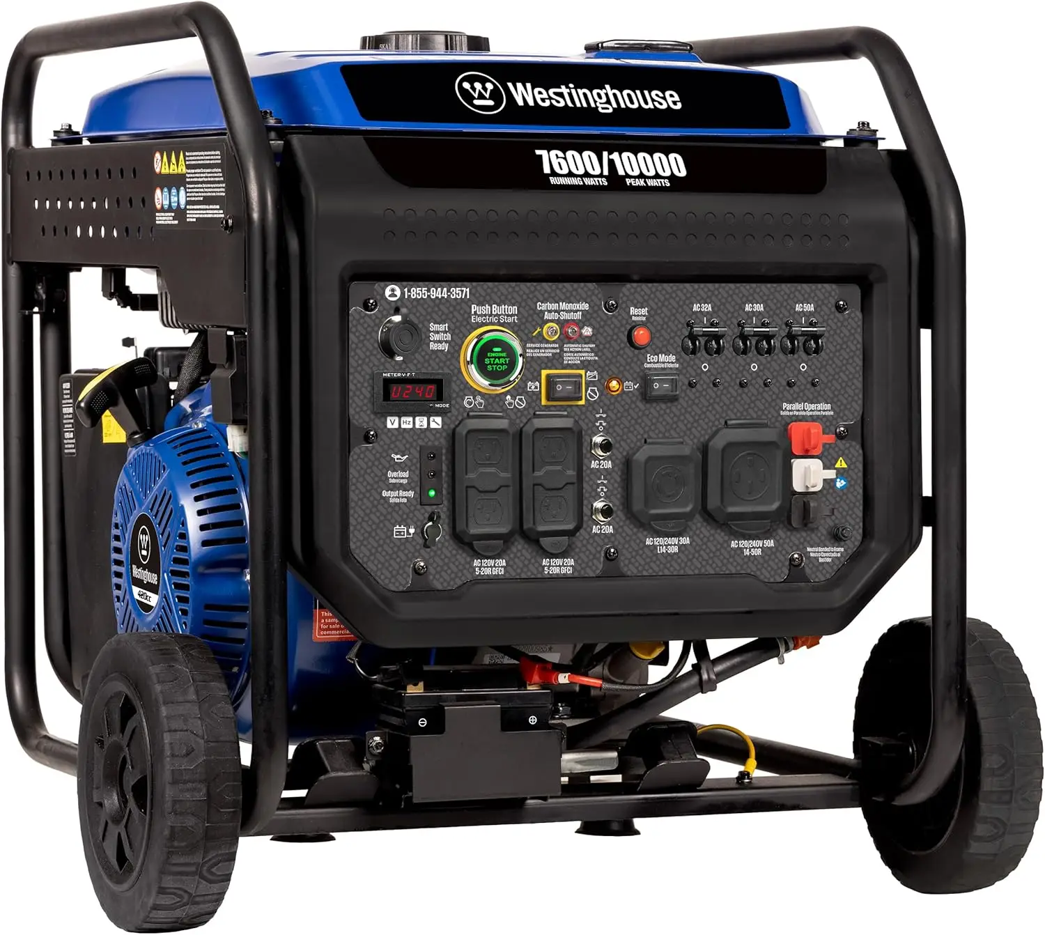 Power-Equipment-10000-Peak-Watt-Portable-Open-Frame-Inverter-Generator ...