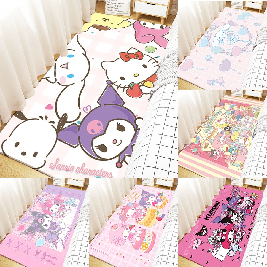 Kawaii-Sanrios-Plush-Rugs-Anime-Kitty-Kuromi-My-Melody-Cinnamonroll ...
