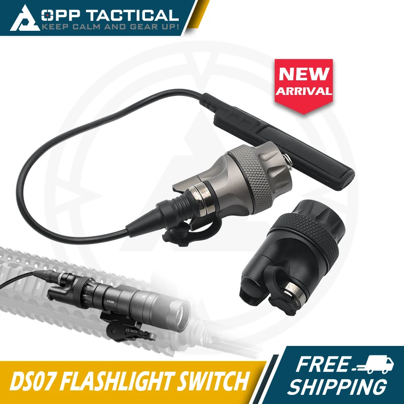 Tactical-DS07-Flashlight-Switch-Waterproof-Weaponlight-Switch-Assembly ...
