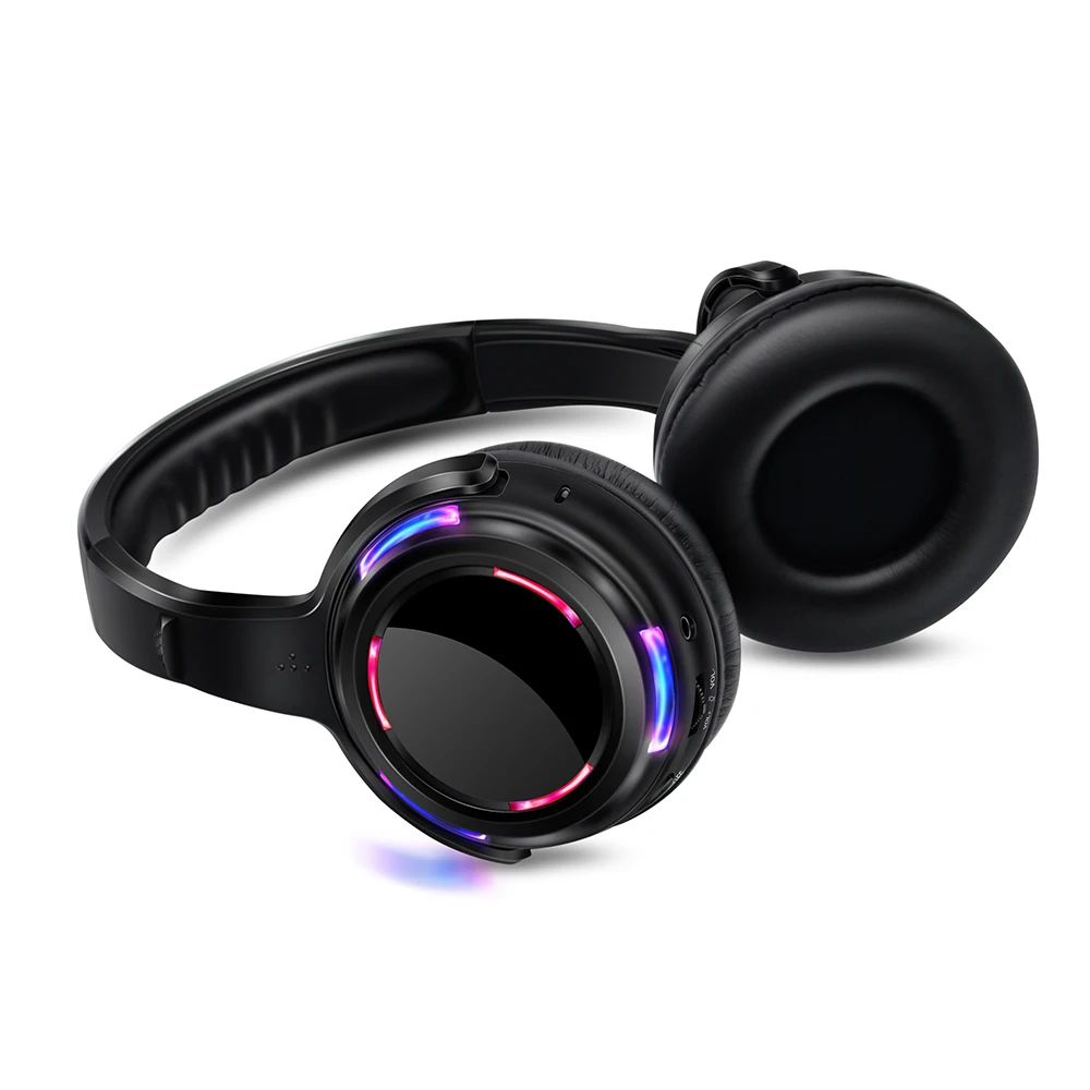 DJ Silent Disco Stereo Wireless Headphone Headset with Led Flashing ...