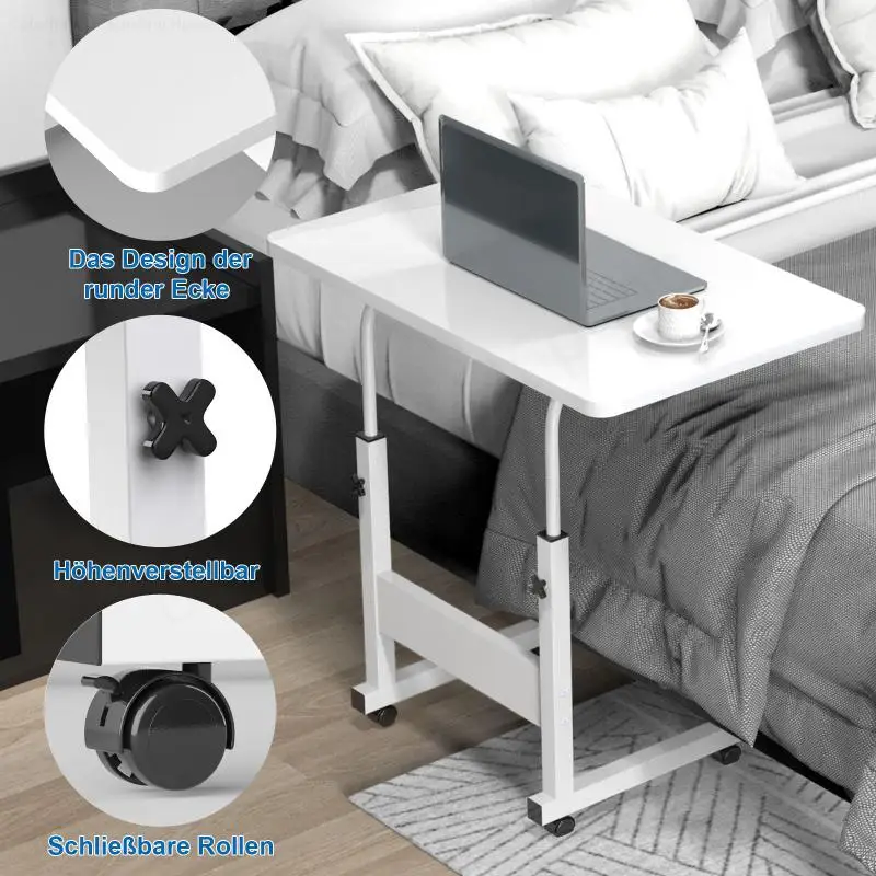 Portable-Notebook-Bracket-Computer-Table-Bed-Adjustable-Mobile-Desk ...