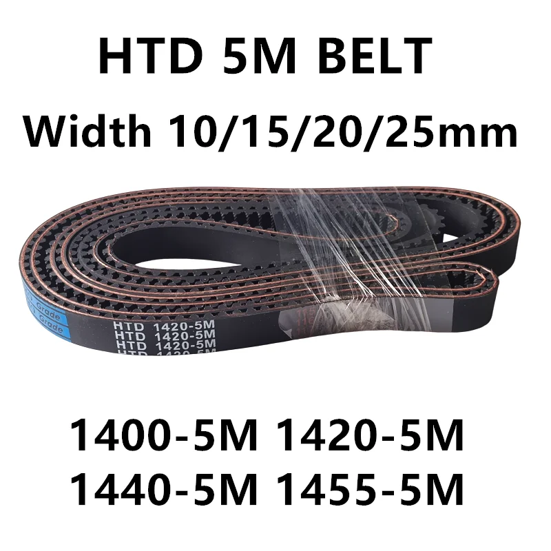 HTD 5M Synchronous Timing Belt C=1270/1290/1295/1300 Width, 46% OFF