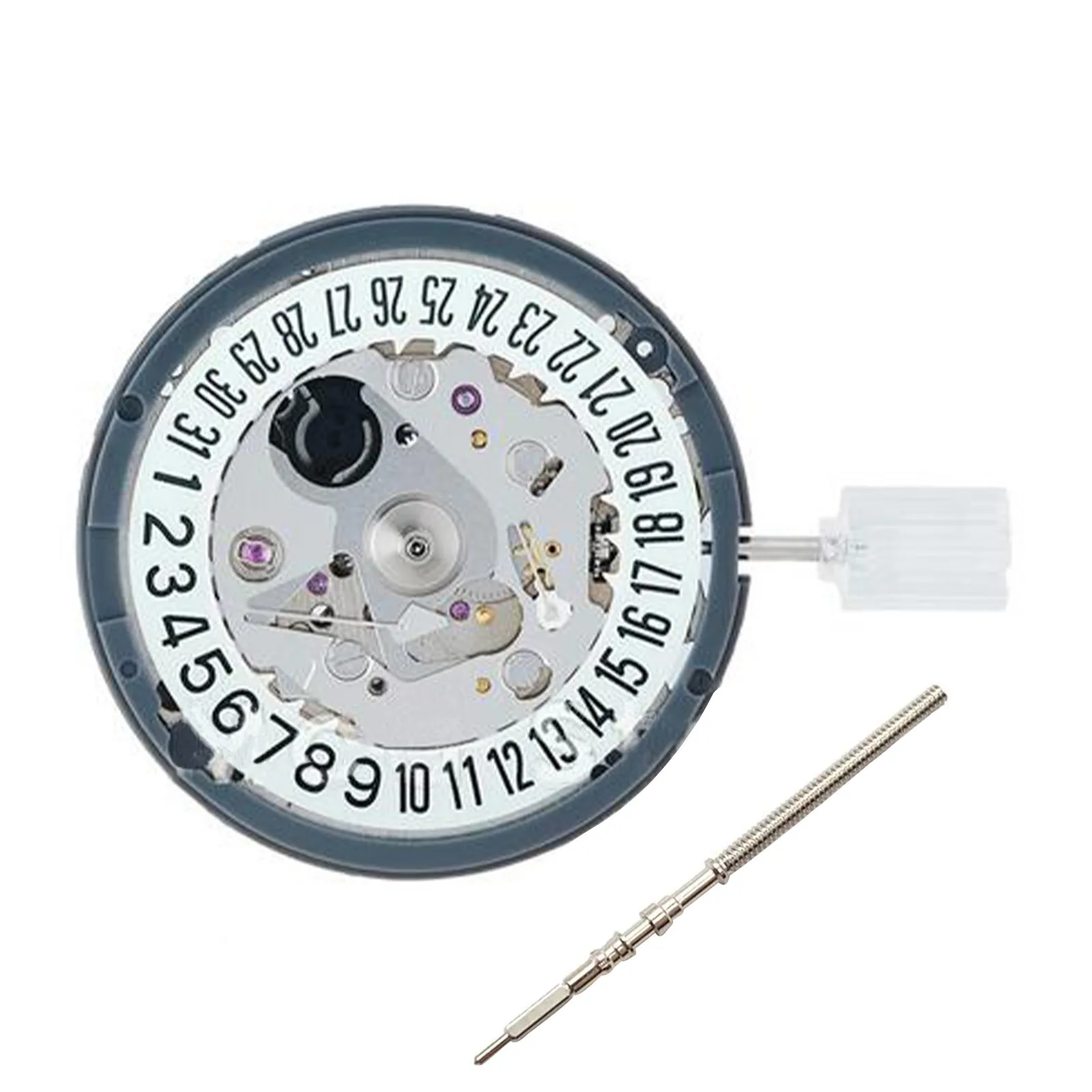 NH35A Watch Movement Automatic Mechanical Movement with stem Date At 3/ ...