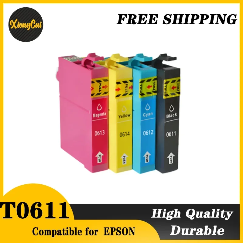 4pcs T0611 T0612 T0613 T0614 compatible Ink Cartridge For Epson Stylus ...