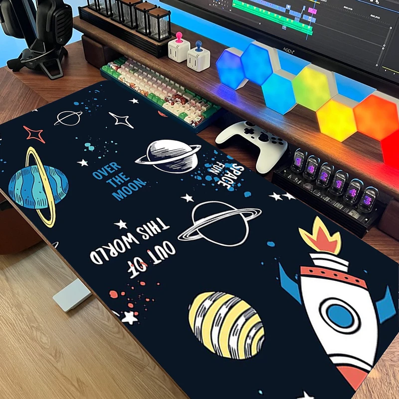 Mouse-Pad-Gamer-Bonito-Astronauta-Esteiras-Espaciais-Gabinete-Jogos ...