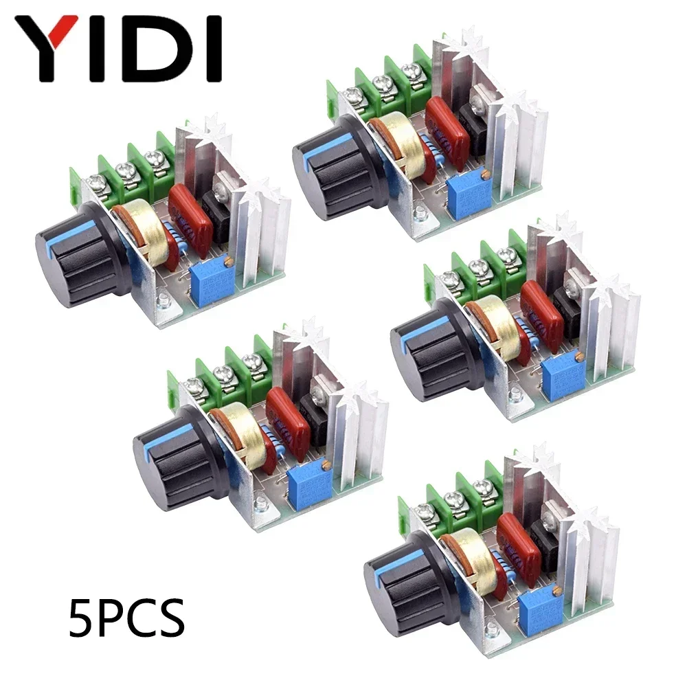 5pcs-2000W-SCR-Voltage-Regulator-Dimmer-Motor-Speed-Controller ...
