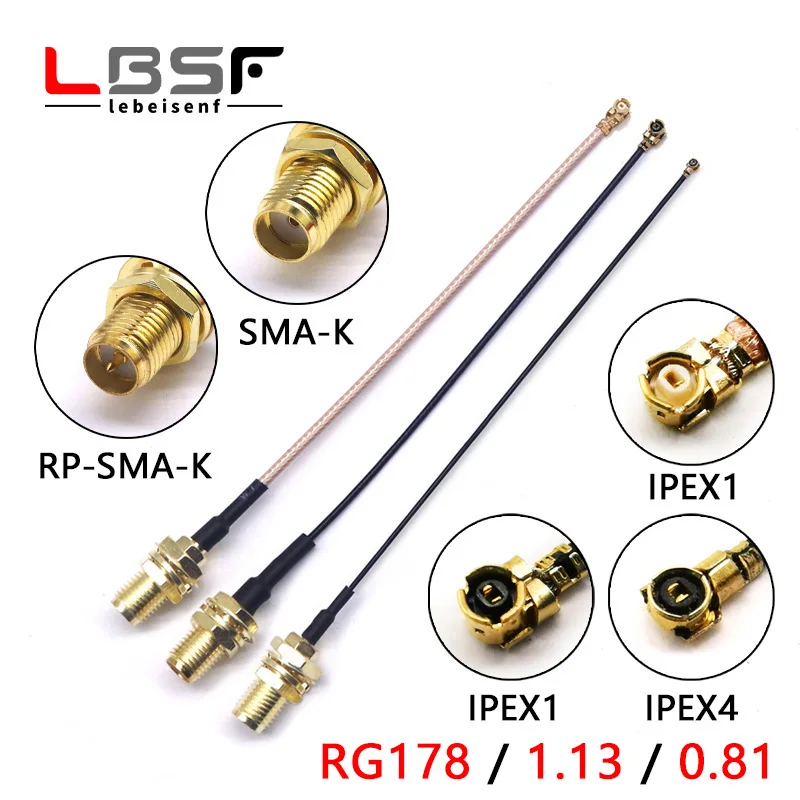 RF-Wireless-Router-Modifica-o-Linha-IPEX-SMA-JJ-Coaxial-IPEX4-para-SMA ...