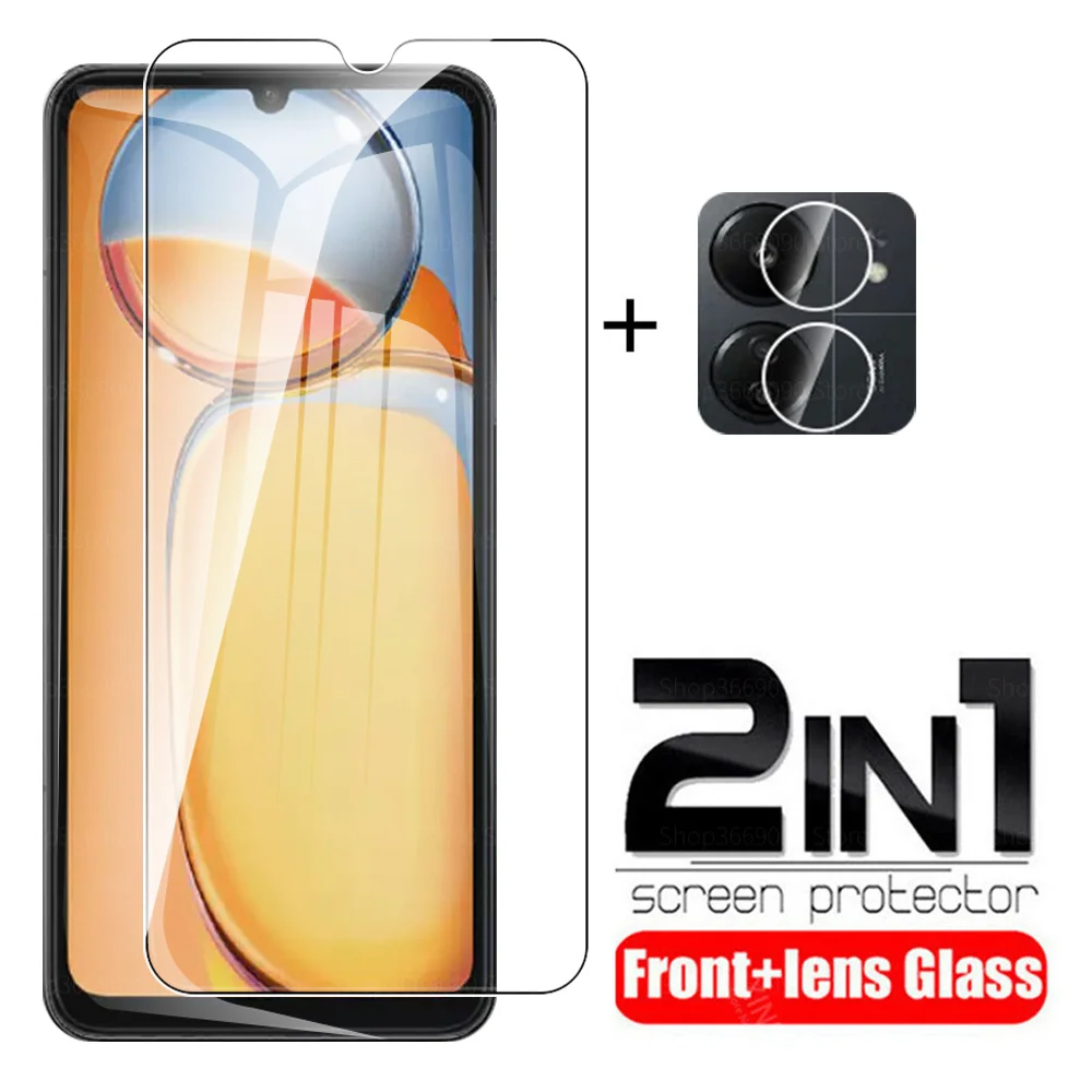 2in1-Tempered-Glass-Case-For-Xiaomi-Redmi-13C-Screen-Protector-Redmy ...