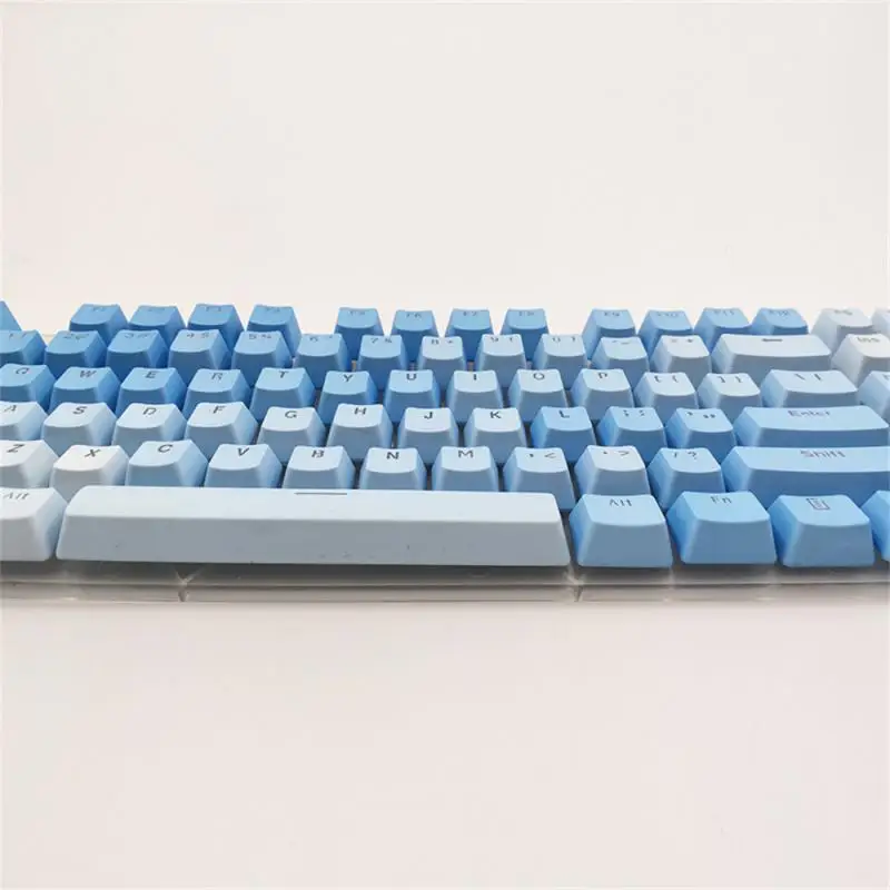 RYRA-104-Keycaps-PBT-Dip-Dye-Word-Transparent-Translucent-Gradual ...