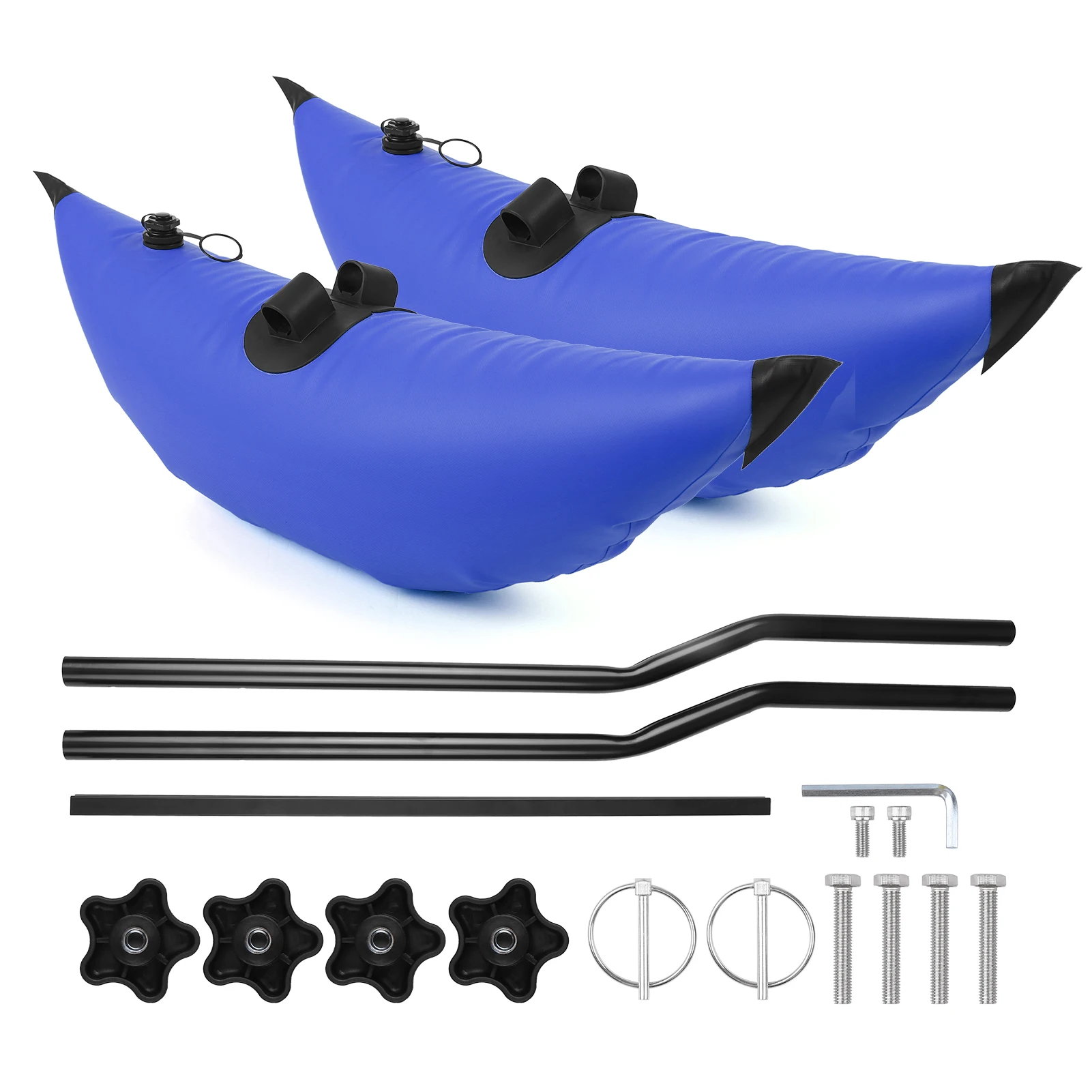Boat-Fishing-Standing-Float-Kayak-PVC-Inflatable-Outrigger-Float-with-Sidekick-Arms-Rod ...