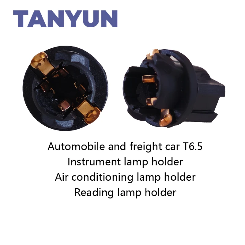 TANYUN T6.5 Twist Lock Socket Car Bulb Holder T6.5 Instrument Panel ...
