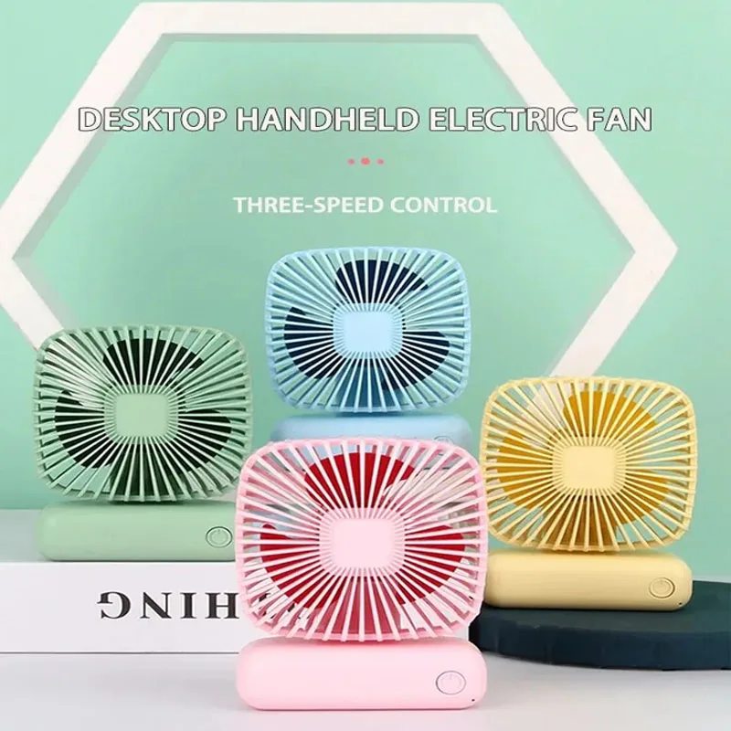 Small desktop fans for homes and offices, three speed portable mini ...