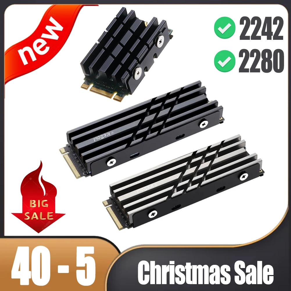 M.2 NVMe SSD Heatsink M2 2280 2240 Hard Disk Heat Sink Aluminum ...