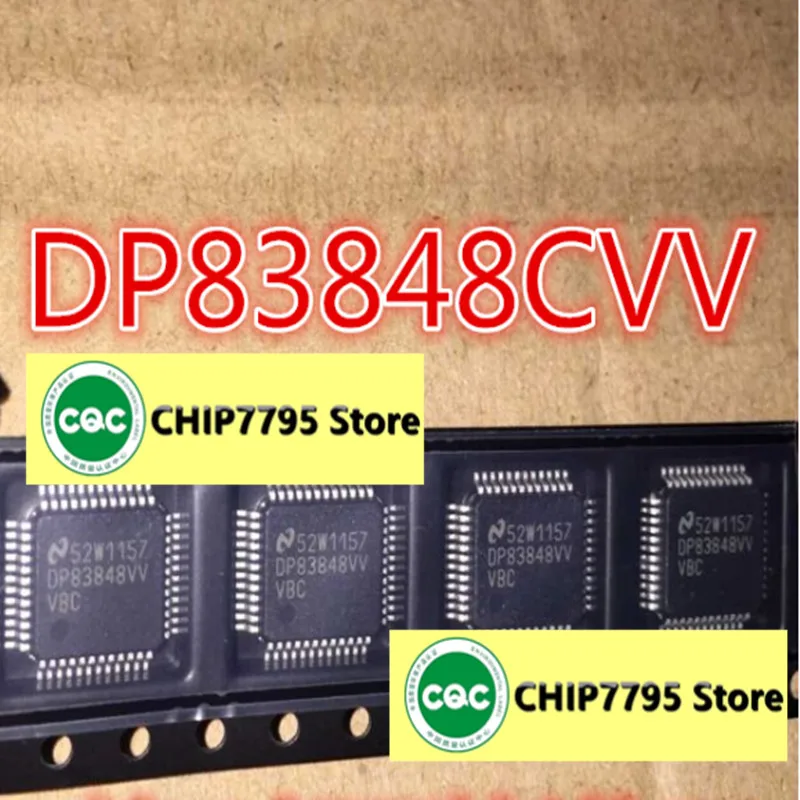 Chip DP83848CVV DP83848VV DP83848IVV TQFP 48 chip controlador Ethernet| | - AliExpress
