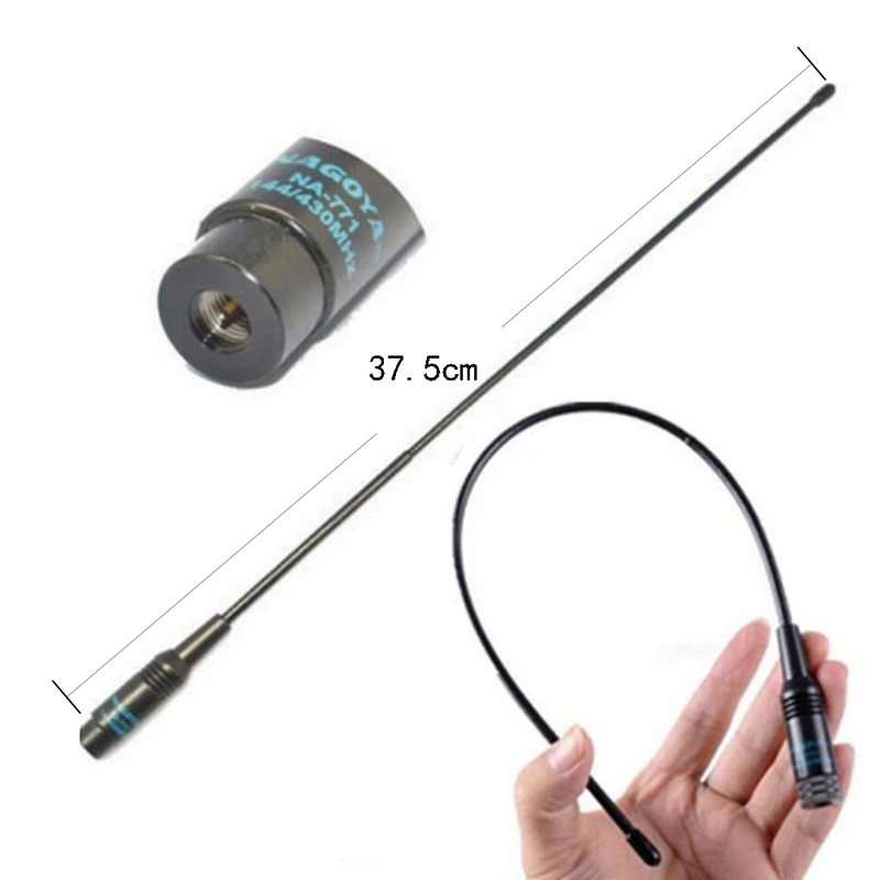 1pc NA-771 SMA-Female Dual Band 10W Antenna UV 144/430Mhz 2.15 DB ...