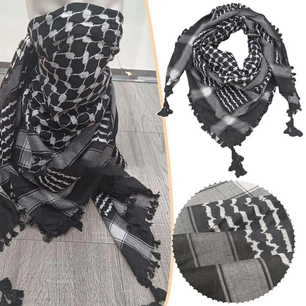 Military-Shemagh-Tactical-Desert-Keffiyeh-Head-Neck-Scarf-Black-White ...
