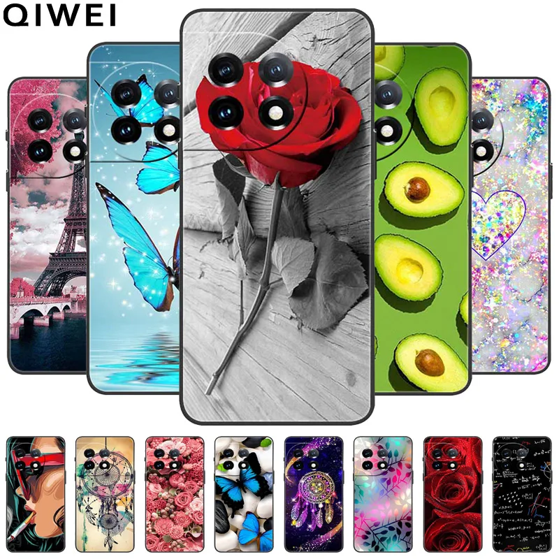 Case-for-Oneplus-12-12R-Phone-Cover-Silicone-Painted-Fashion-Soft-TPU ...