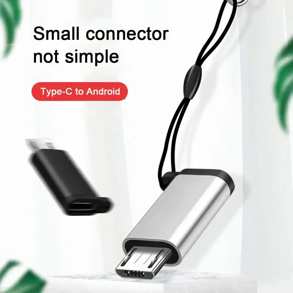 Micro USB To Type C Adapter Mini USB To USB C 480Mbps Fast Data ...