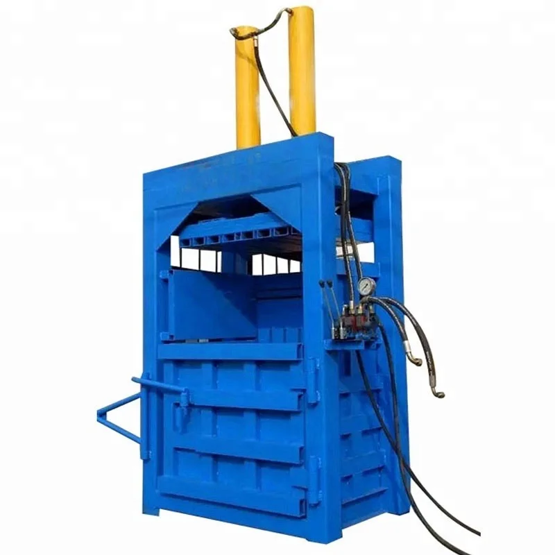 Hydraulic-driven-recycling-vertical-baler-equipment-wool-baling-press ...