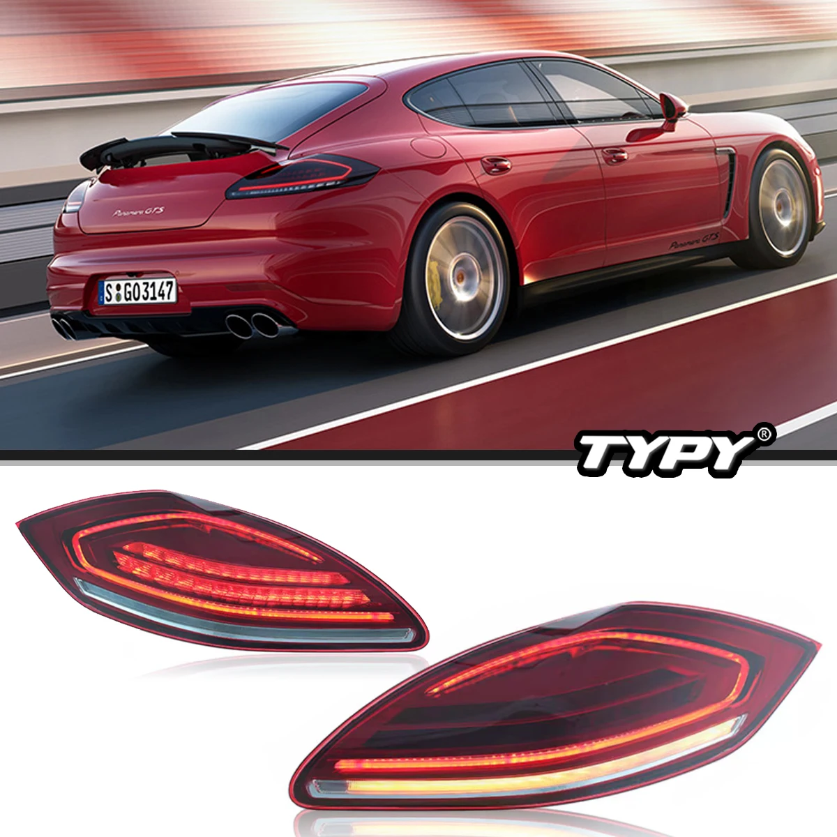 Full-LED-Lights-For-Porsche-Panamera-2010-2011-2012-2013-Rear-Tail-Lamp ...