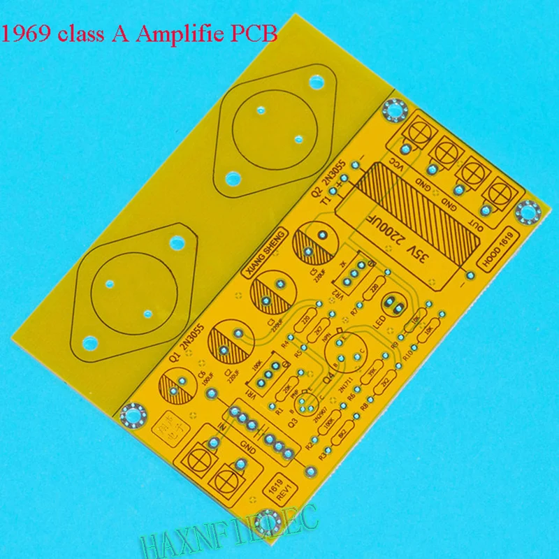 1pcs Jlh1969 Class A Power Amplifie Bare Pcb Board Audio Amp 10w - Home ...