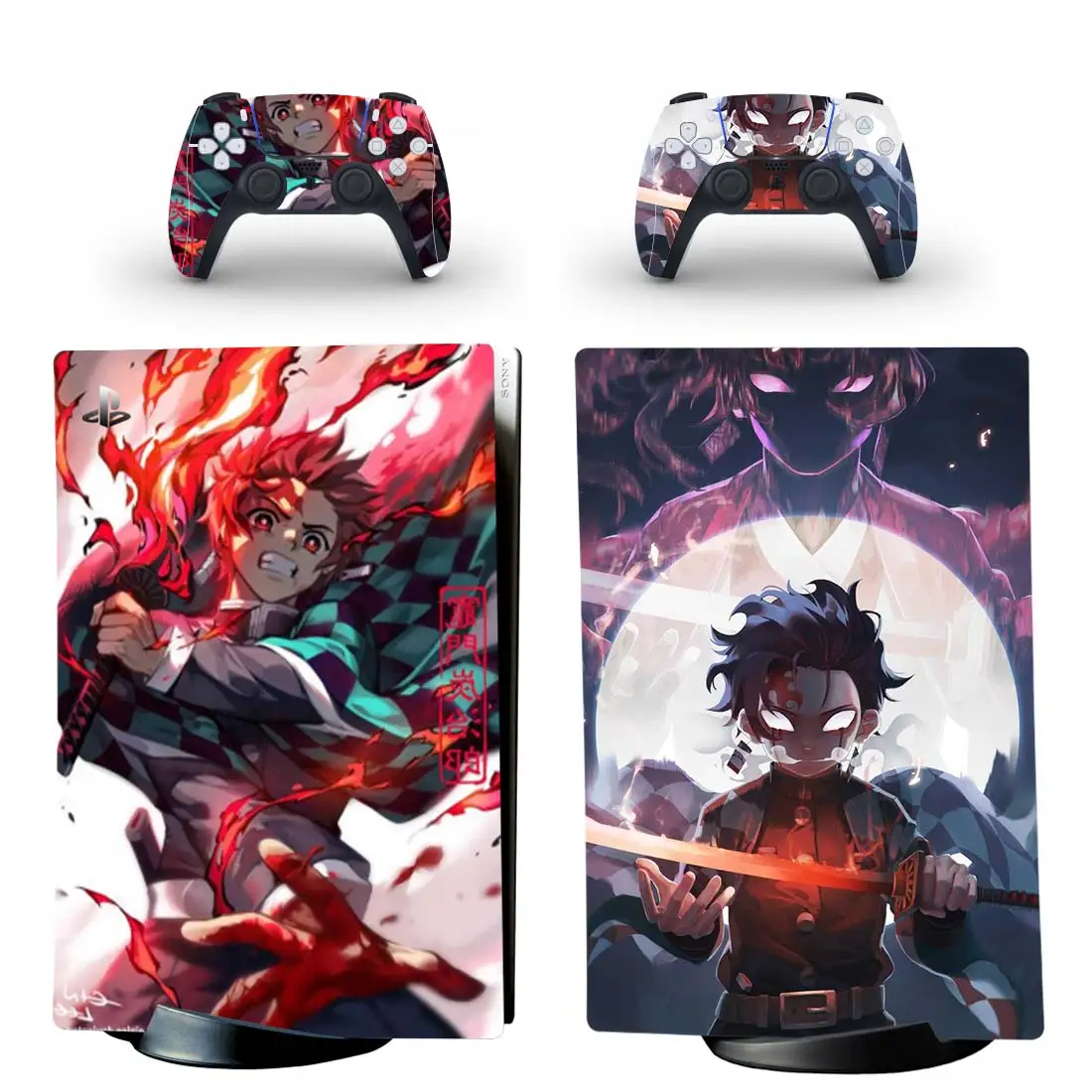 Demon Slayer Kimetsu No Yaiba Ps5 Digital Skin Sticker Cover For ...