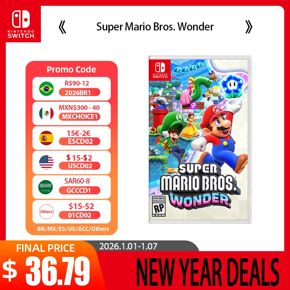 Super Mario Bros. Wonder - Nintendo Switch Game Deals - Nintendo Switch ...
