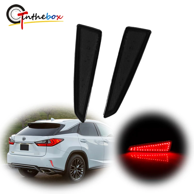 For-Lexus-RX350-RX350L-RX450h-RX450hL-Rear-Bumper-Reflector-Lights-Car ...