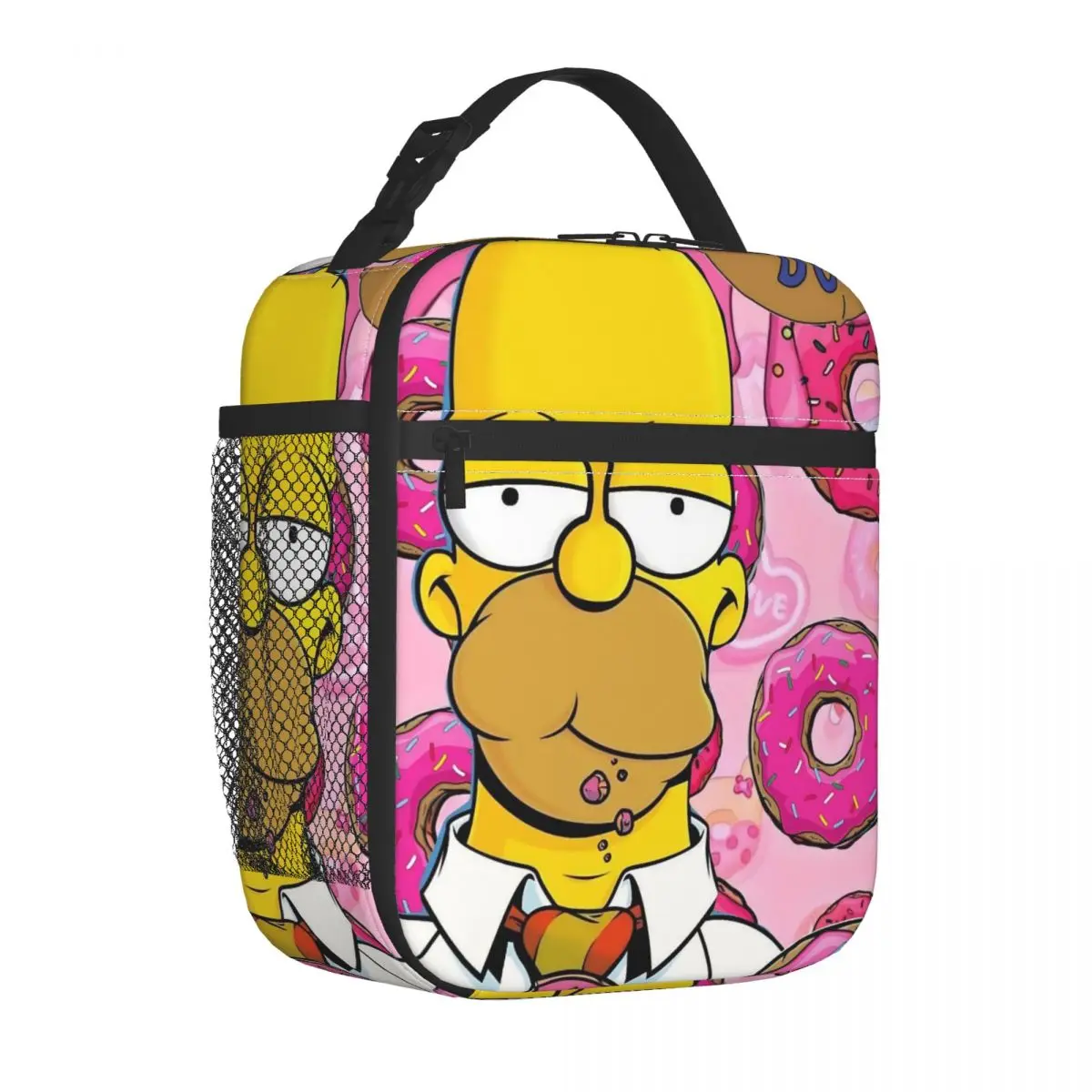 Insulated Lunch Box Simpsons Cartoon Merch Food Box Fashion Thermal ...