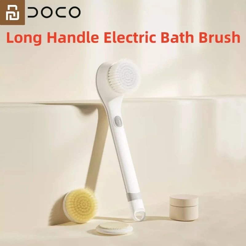 YouPin-DOCO-Long-Handle-Electric-Bath-Brush-Body-Scrub-Soothing-Massage ...