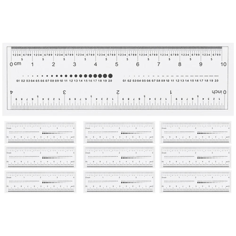 Nail-Measuring-Tool-Transparent-Soft-Ruler-Nursing-Accessories-Working ...