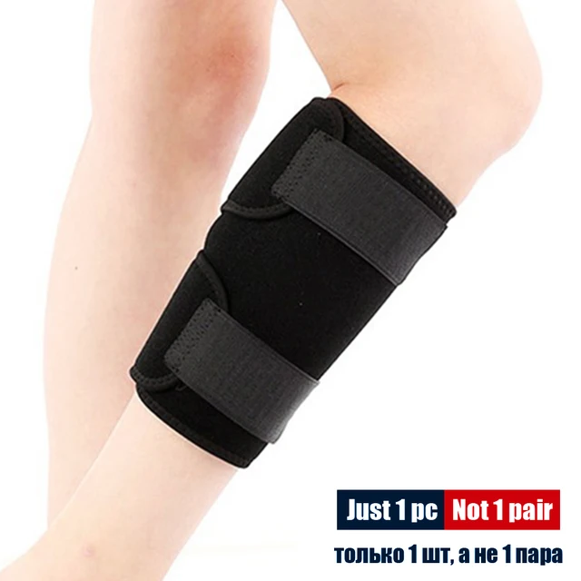 1 Piece Compression Calf Sleeve Adjustable Calf Support Sports Football ...